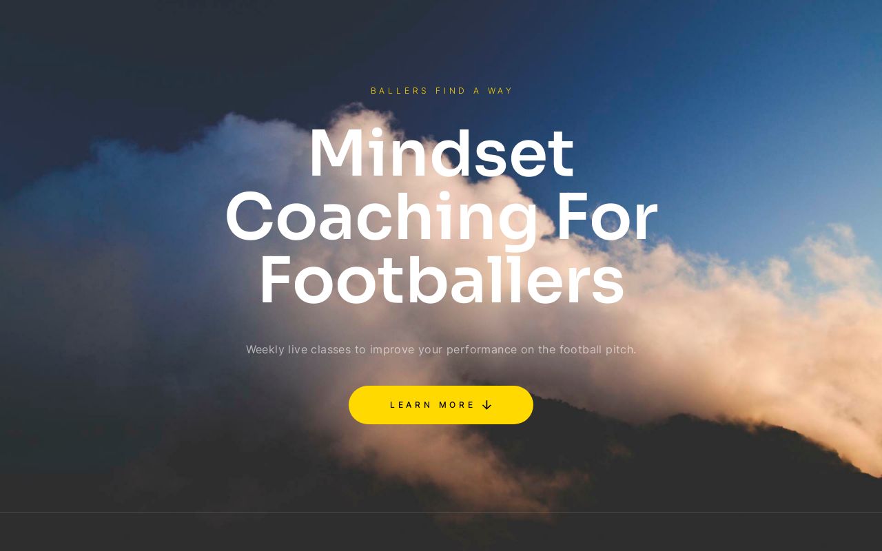 Mindset Coaching for Footballers